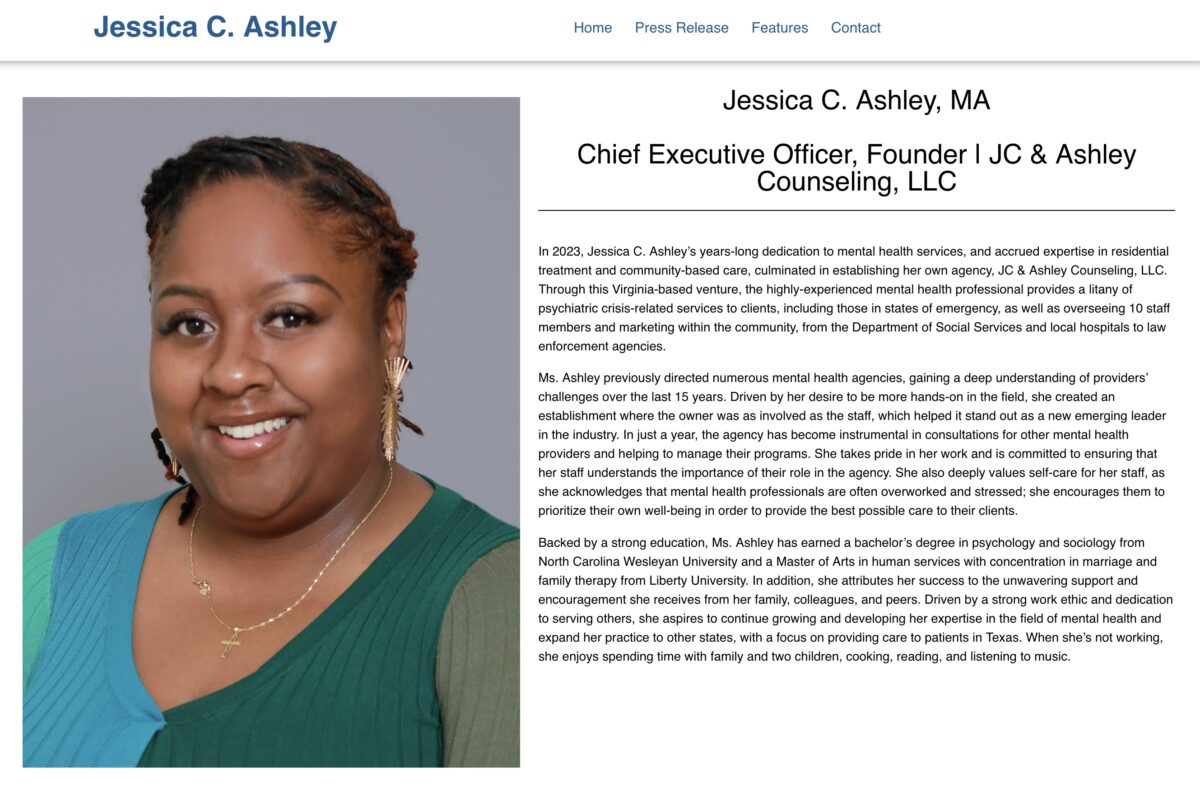Jessica Ashley - Marquis Who's Who Spotlight